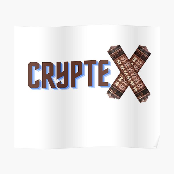 "crypteX classic symbol" Poster for Sale by ziko777 | Redbubble