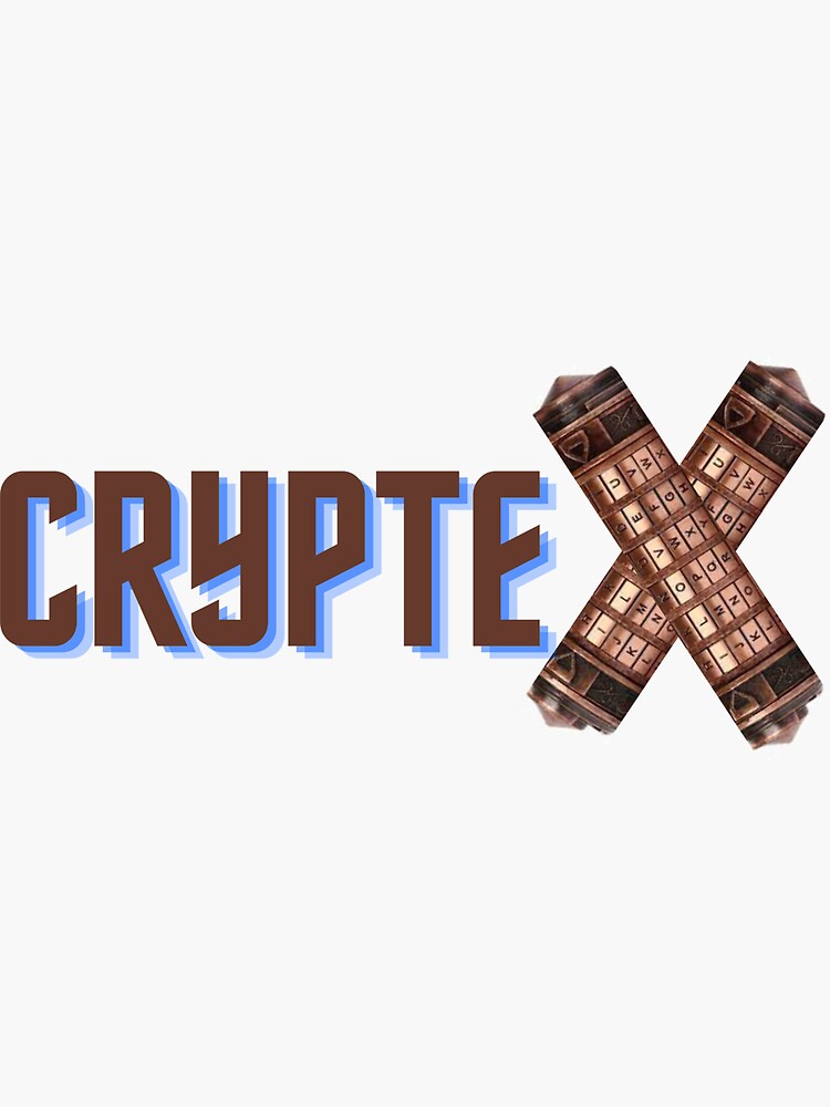 "crypteX classic symbol" Sticker for Sale by ziko777 | Redbubble