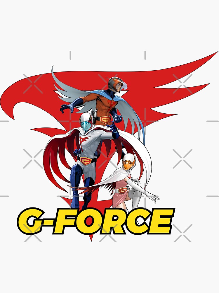 "Battle of the Planets, G Force" Sticker for Sale by camikaze-es ...