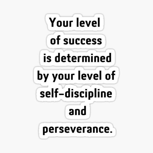 "Designed for perseverance and determination." Sticker for Sale by ...