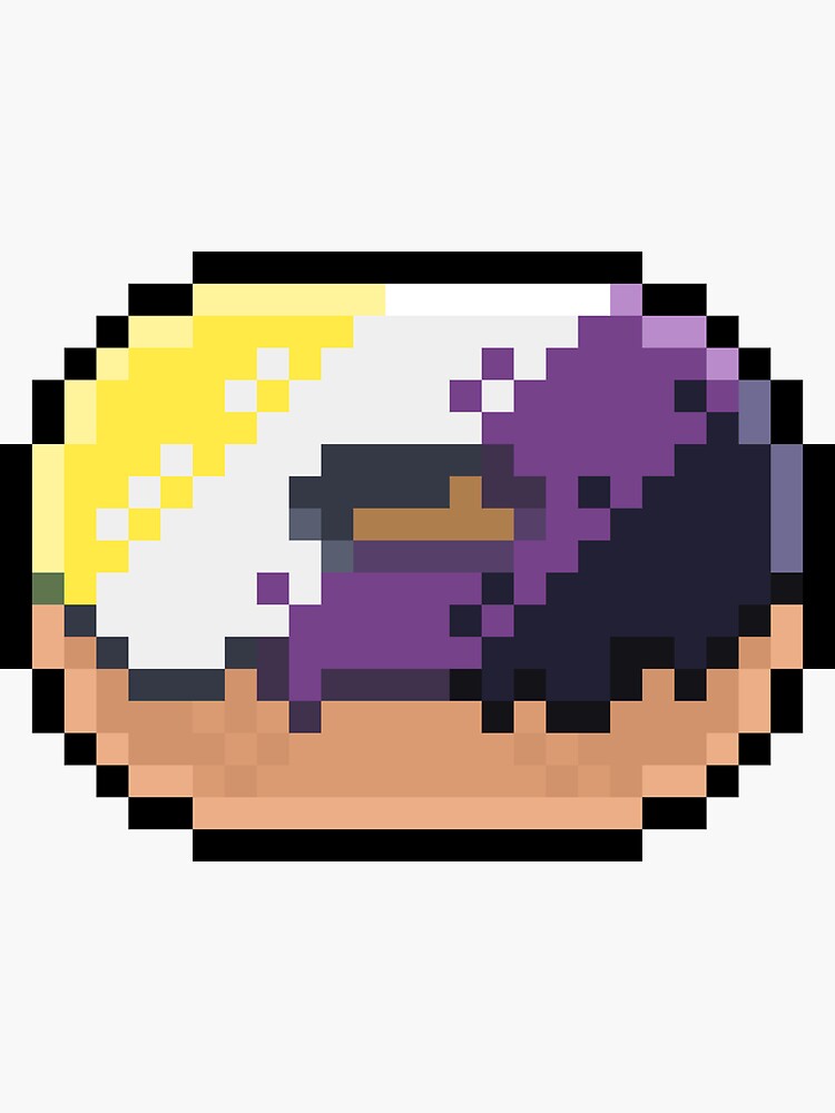 "Non-Binary Pride Donut" Sticker for Sale by s8arsonist | Redbubble