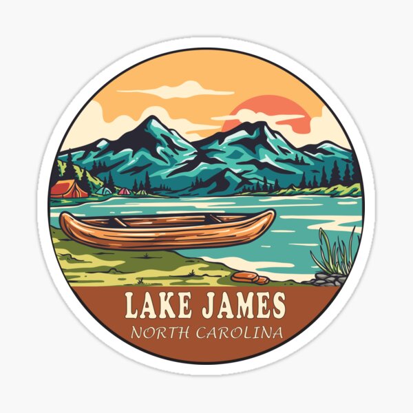 "Lake James North Carolina | Boating | Fishing" Sticker for Sale by ...