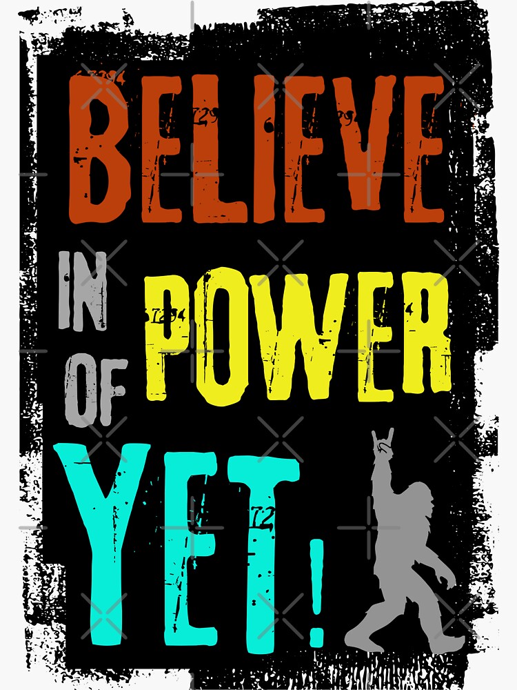 "Believe In The Power Of Yet (YETi) |Funny Growth Mindset Inspirational ...