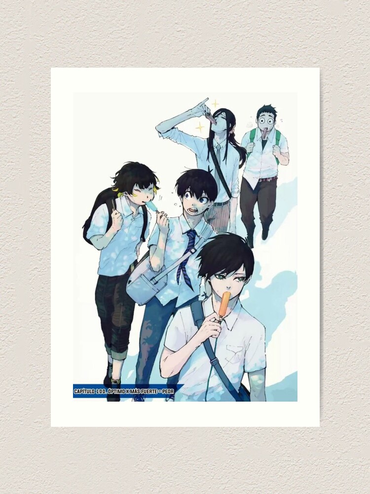 "blue lock " Art Print for Sale by zathworkart | Redbubble