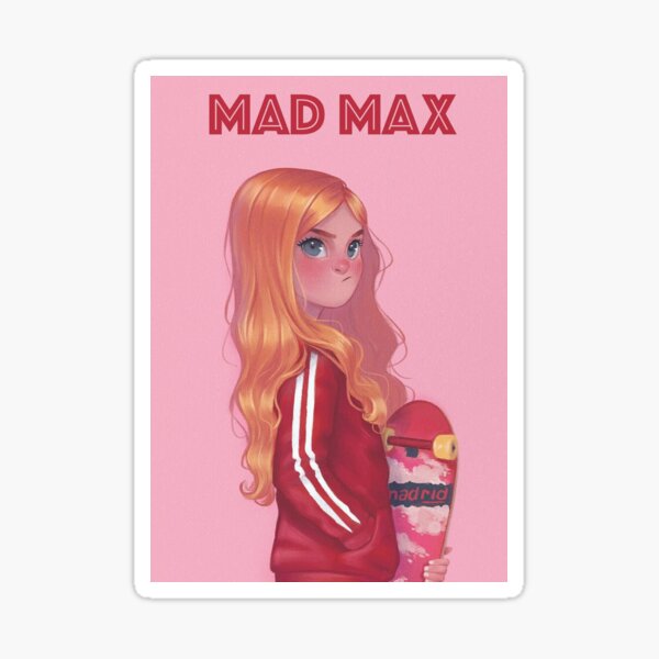 "Mad Max / Sadie Sink / Max Mayfield" Sticker for Sale by Didou-Art ...