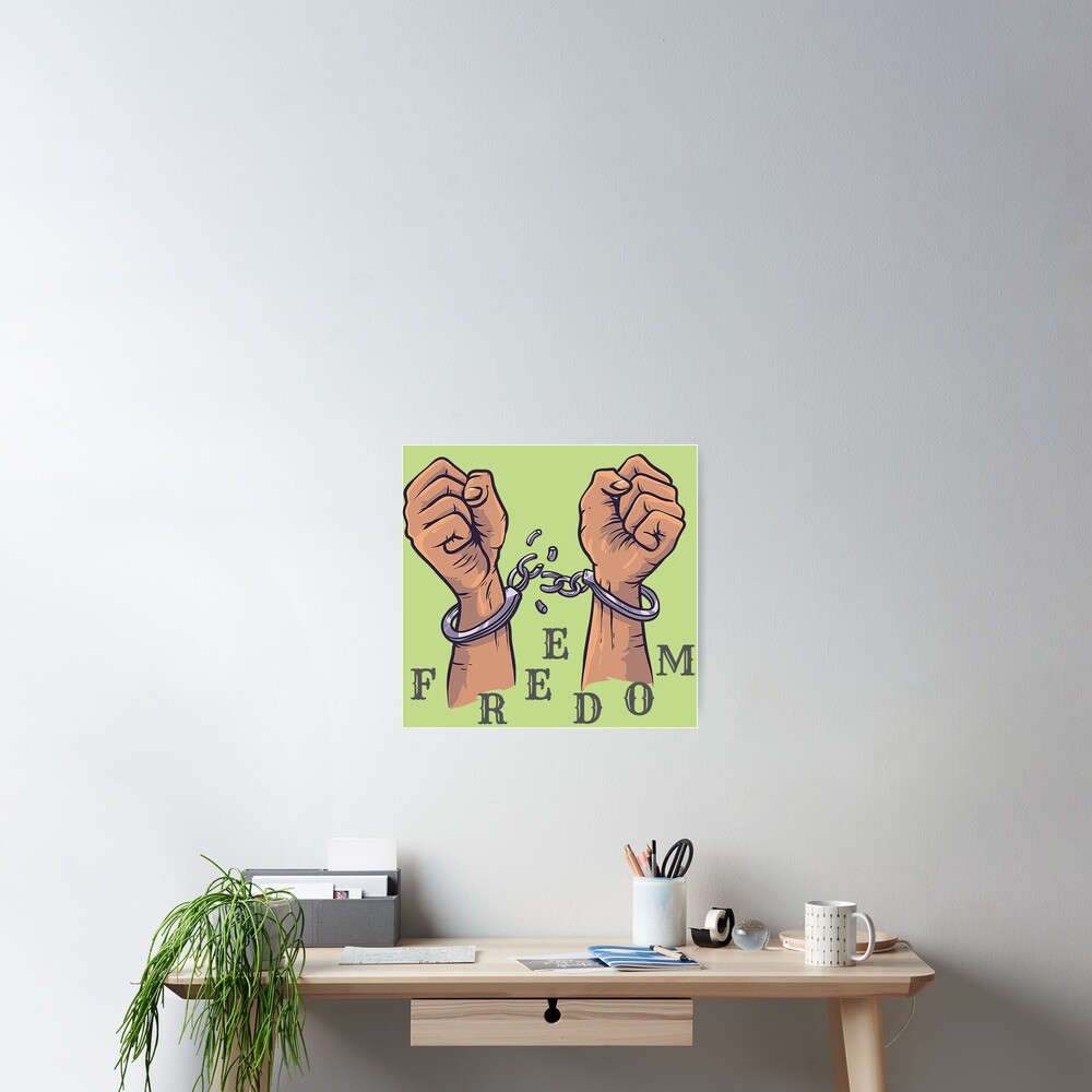 "Freedom" Poster for Sale by JedyGau | Redbubble