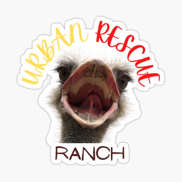 "urban rescue ranch" Sticker for Sale by artdragonn | Redbubble