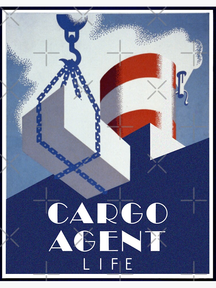 "Cargo Agent Life" Sticker for Sale by JohnZorok | Redbubble
