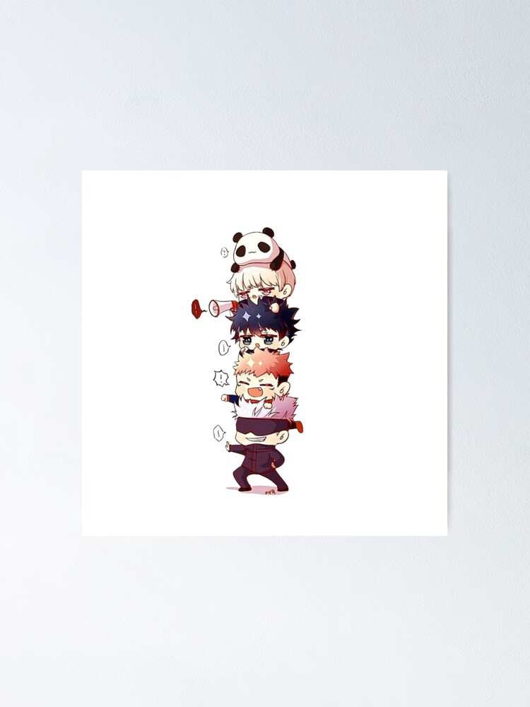 Póster «Gojo Satoru Itadori yuji panda nobara kugisaki, Jujutsu kaisen ...