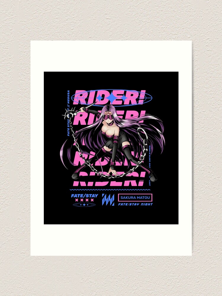 "Fate stay night Anime Medusa Rider Fate Zero" Art Print for Sale by ...