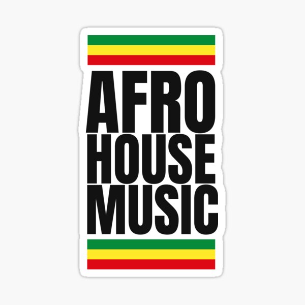 "Afro house lovers gift" Sticker for Sale by hypnotzd | Redbubble