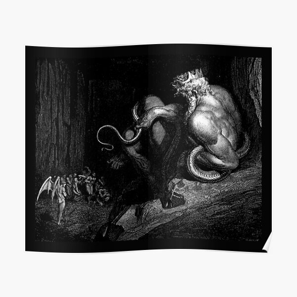 Póster «Litografía - Gustave Doré - Dante Alighieri - Inferno - Placa ...