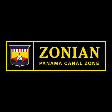 "Zonian CZ Panama Canal Zone" Sticker for Sale by cotros | Redbubble