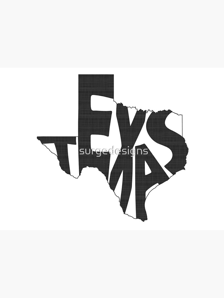 "Texas State Word Art" Poster for Sale by surgedesigns | Redbubble