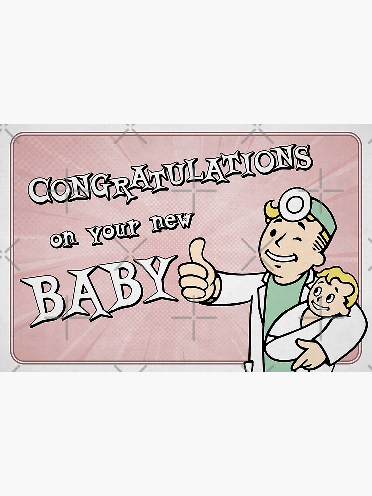 "New Baby Congratulations - Fallout Shelter style Congratulations on ...