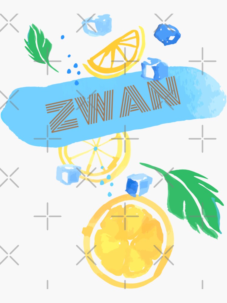 "Zwan Honestly" Sticker for Sale by byrne-ma | Redbubble