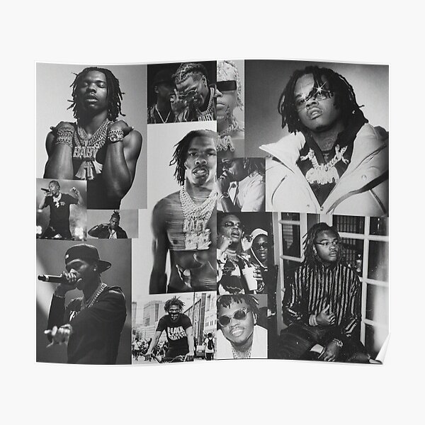 Póster «Lil bebé y Gunna | Collage en blanco y negro» de HaysMolm ...