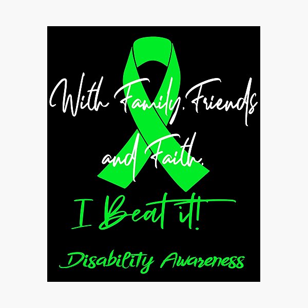 "Disability Warrior - Mit Familie, Freunden und Glauben - I BEAT IT ...