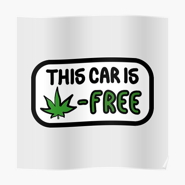 "'W33D FREE' bumper sticker" Poster for Sale by Casmeelas | Redbubble