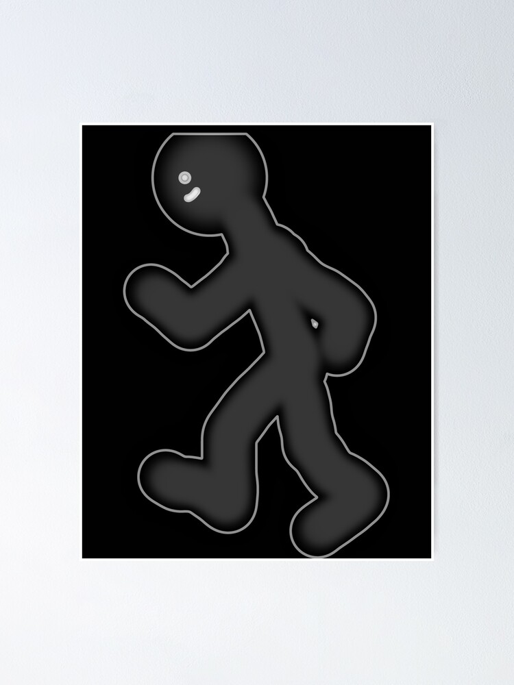 "Sneaky Stickman" Poster for Sale by CryptoEnths | Redbubble