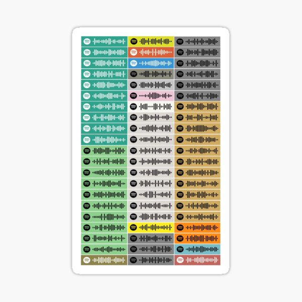 "every single rex orange county song (2022)" Sticker for Sale by ...