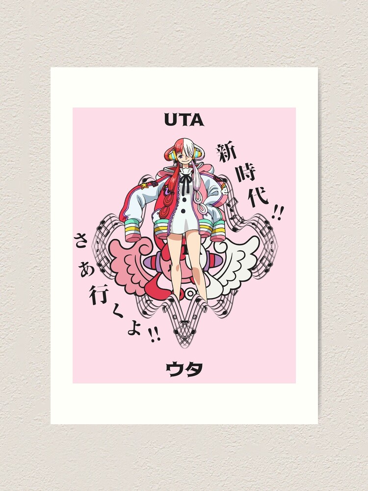 "Uta Design Origianl shinjidai one piece film red" Art Print for Sale ...