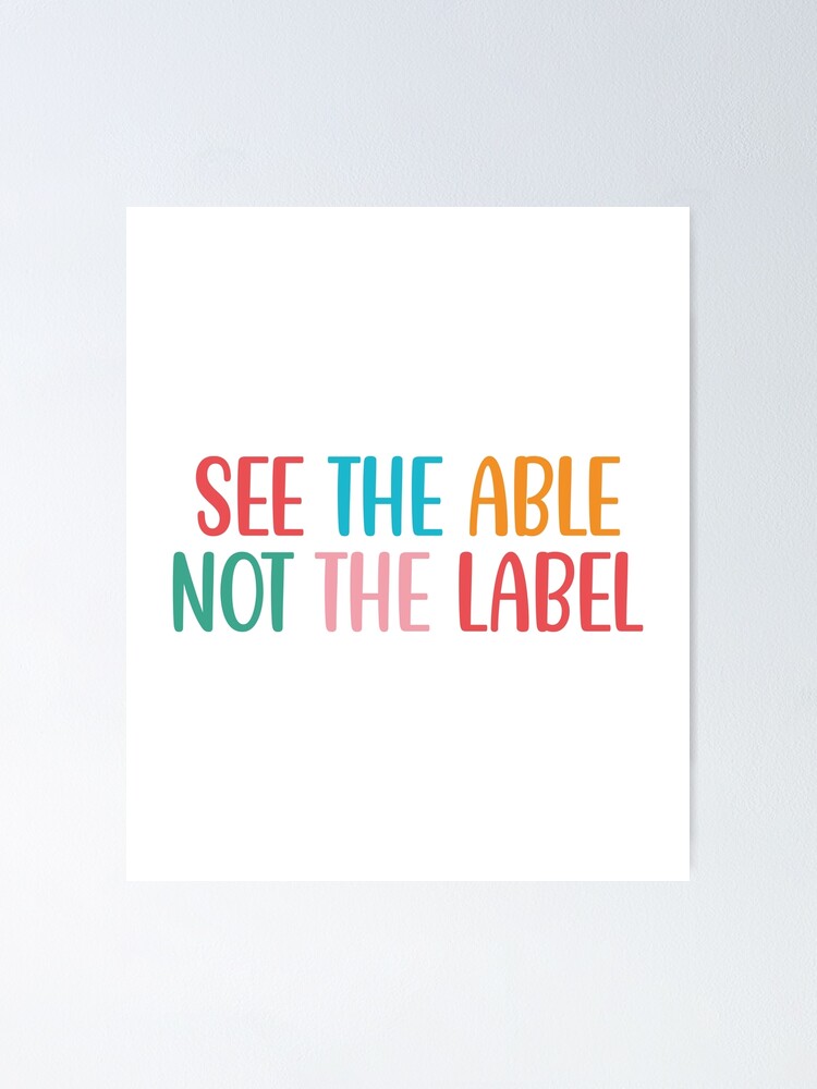 "See The Able Not The Label Neurodiversity is Beautiful Special ...