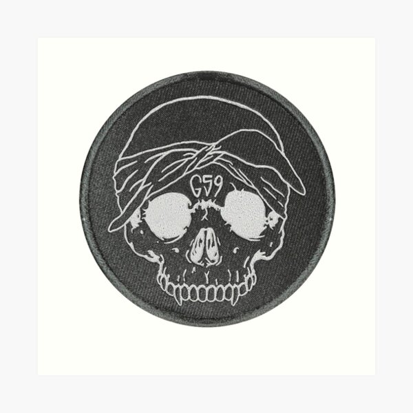 "Grey 59 Patch Logo" Art Print by SCVMFVCK | Redbubble