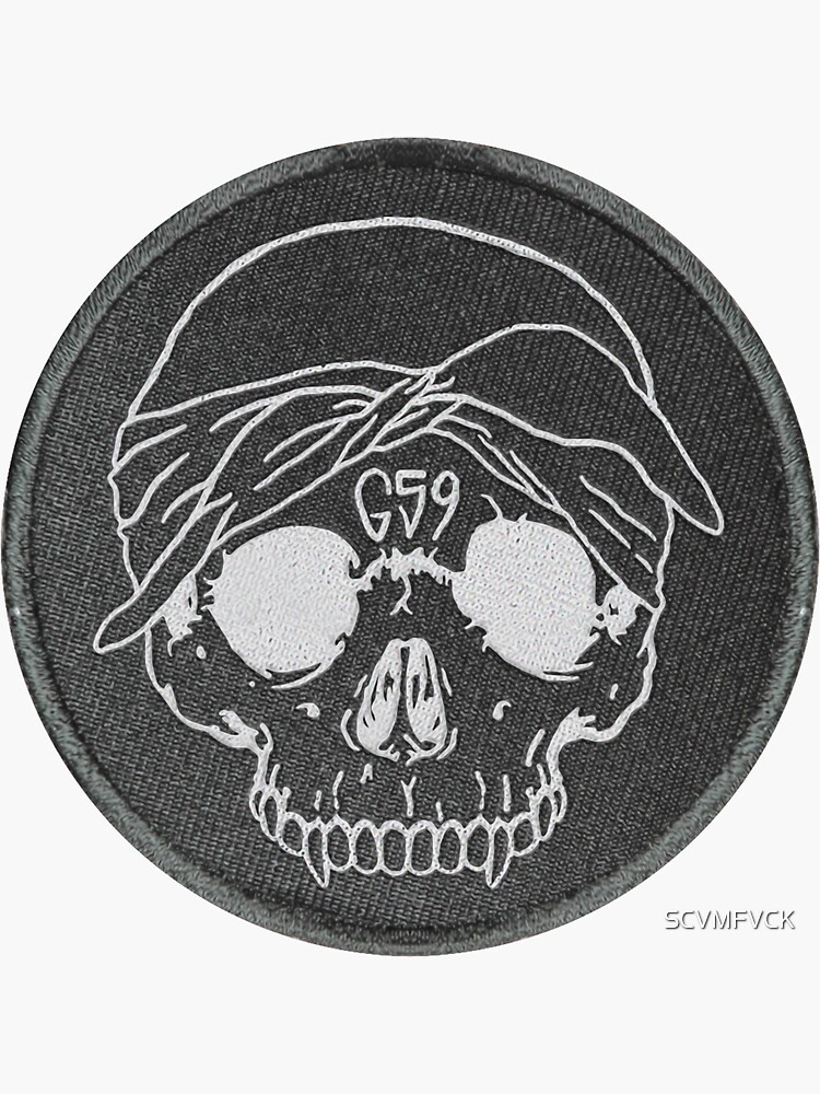 "Grey 59 Patch Logo" Sticker for Sale by SCVMFVCK | Redbubble
