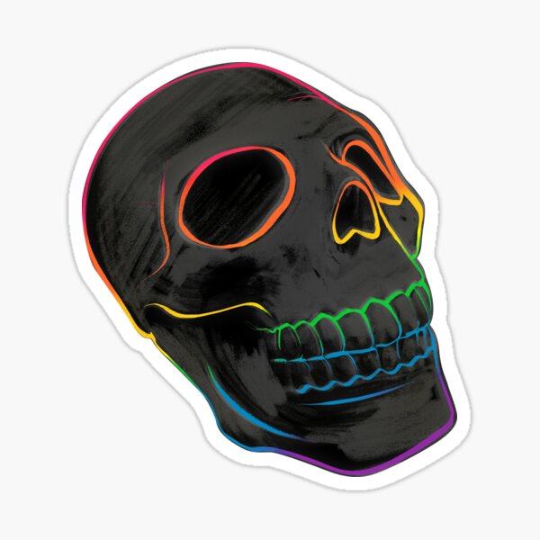 "Spectrum Grin" Sticker for Sale by AgentAnkou | Redbubble
