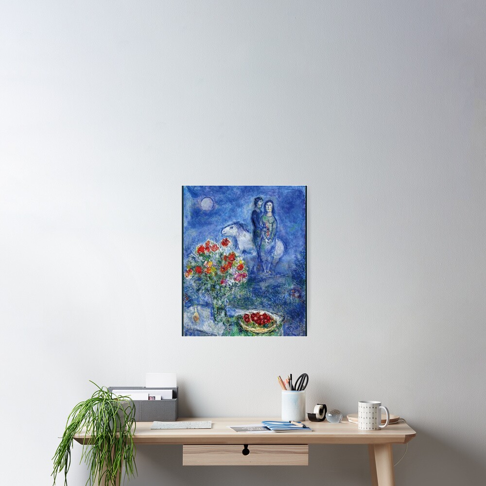 "The promenade art of marc chagall classic poster " Poster for Sale by ...