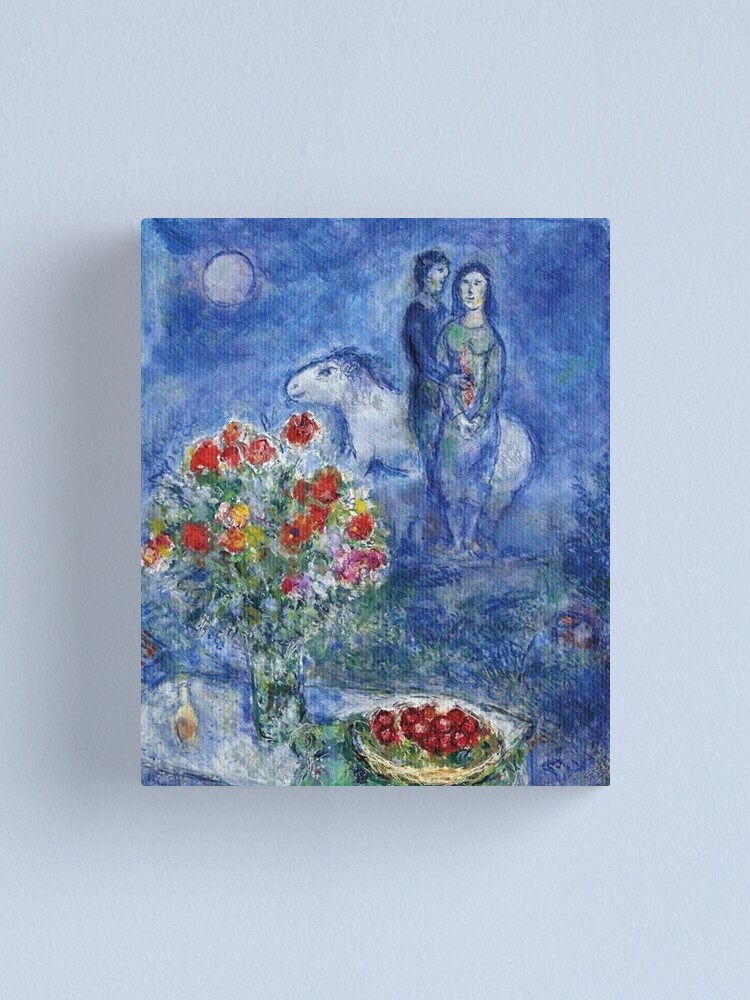 "The promenade art of marc chagall classic poster " Canvas Print for ...