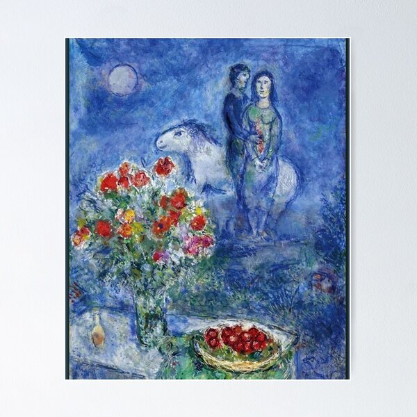 "The promenade art of marc chagall classic poster " Poster for Sale by ...