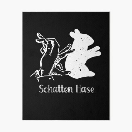 "Shadow Rabbit / Hand / Light&Shadow / Animals" Art Board Print for ...