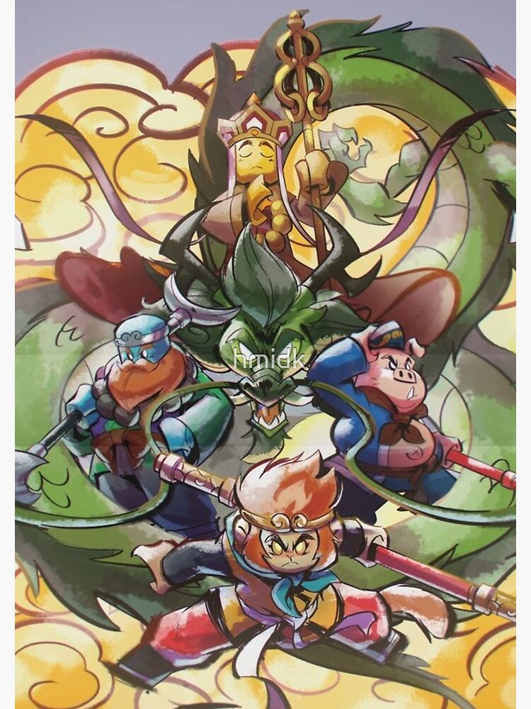 "JTTW Monkie Kid Book Illustration" Journal for Sale by hmidk | Redbubble