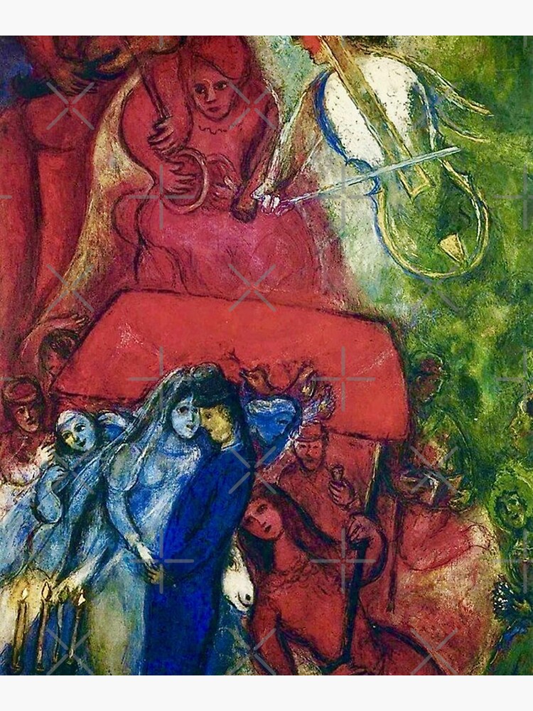 "The wedding art of marc chagall classic art famous poster" Poster for ...