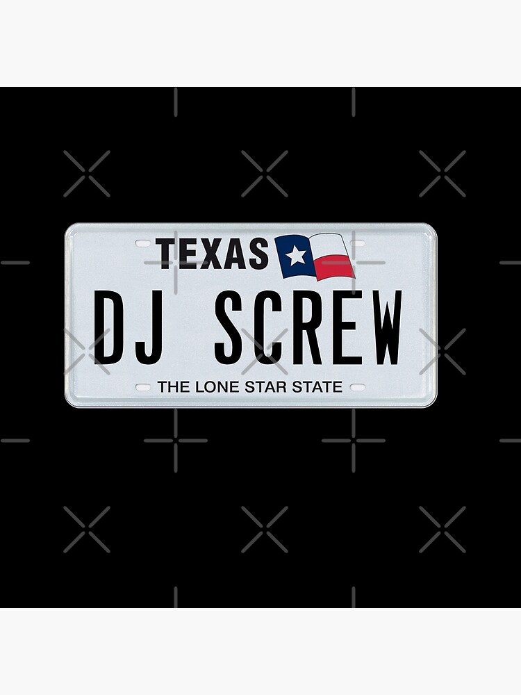 "DJ Screw Texas License Plate" Poster for Sale by PixelBuilder | Redbubble