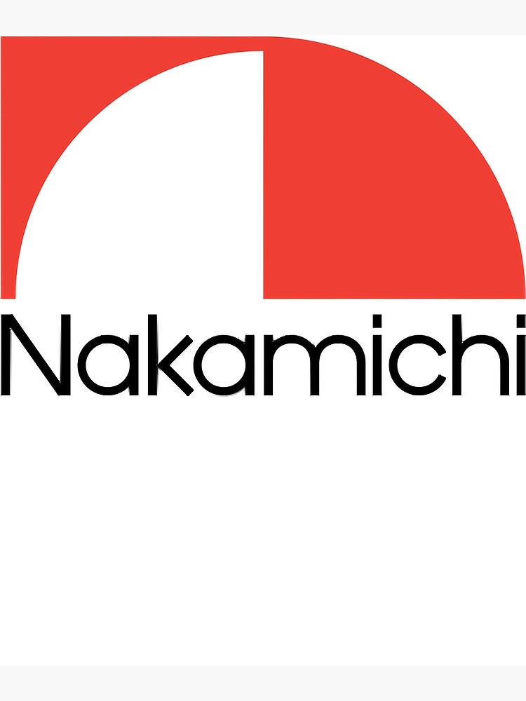 "Nakamichi Logo " Poster for Sale by LilygraceFlaggs | Redbubble