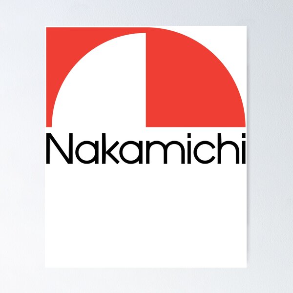 "Nakamichi Logo " Poster for Sale by LilygraceFlaggs | Redbubble