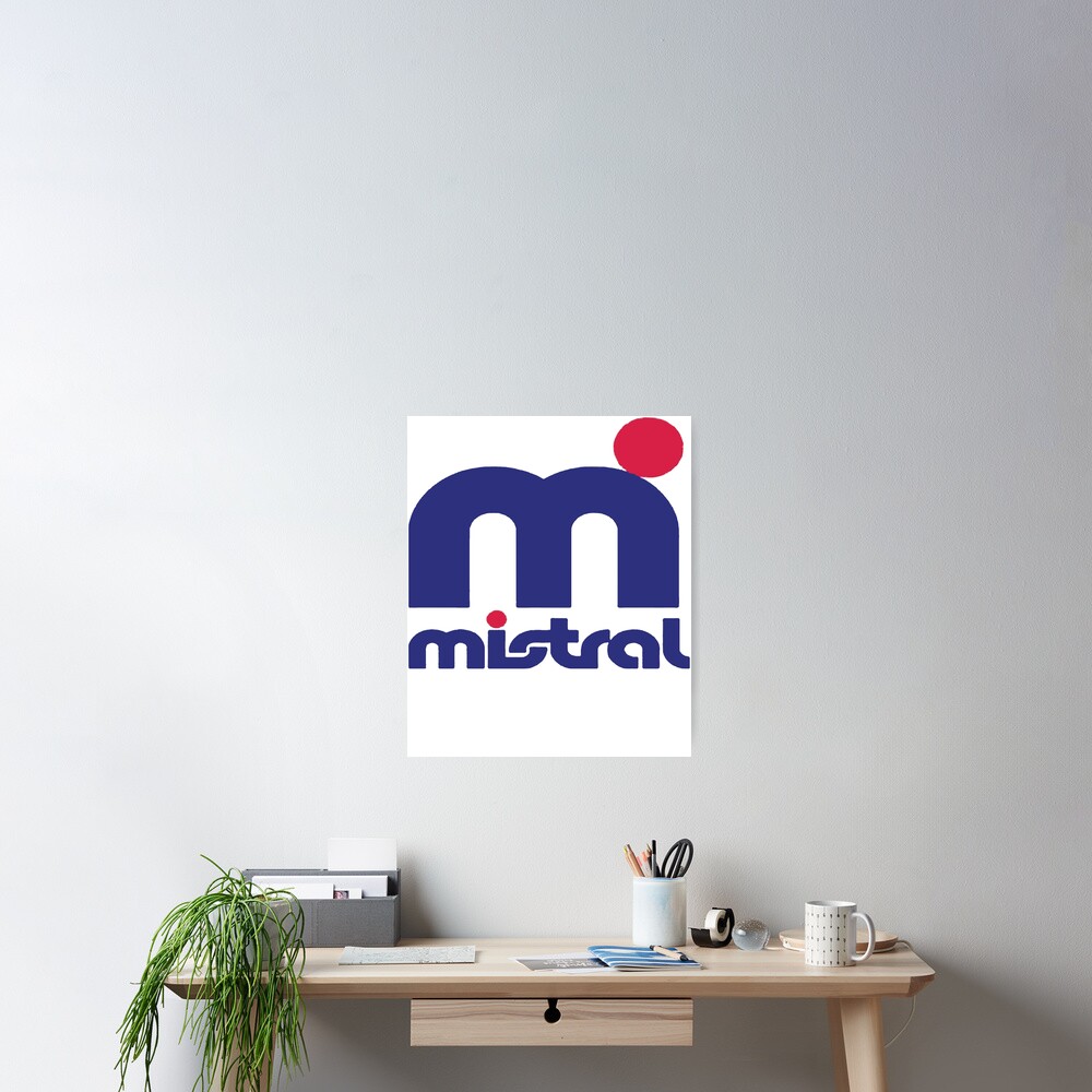 "Mistral Logo" Poster for Sale by LilygraceFlaggs | Redbubble