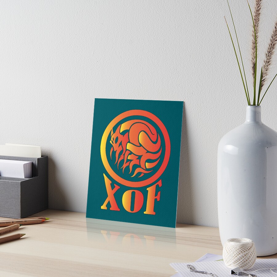 "Xof Fox Logo " Art Board Print for Sale by QualiteeGift | Redbubble
