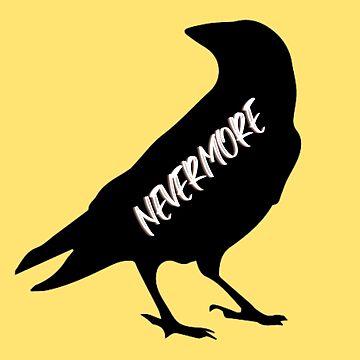 "Nevermore" Sticker for Sale by TheScribner | Redbubble