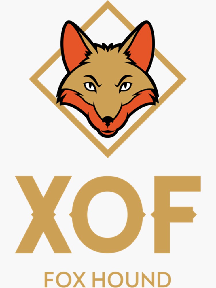 "XOF metal gear solid fox hound " Sticker for Sale by QualiteeGift ...