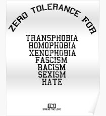Zero Tolerance: Posters | Redbubble