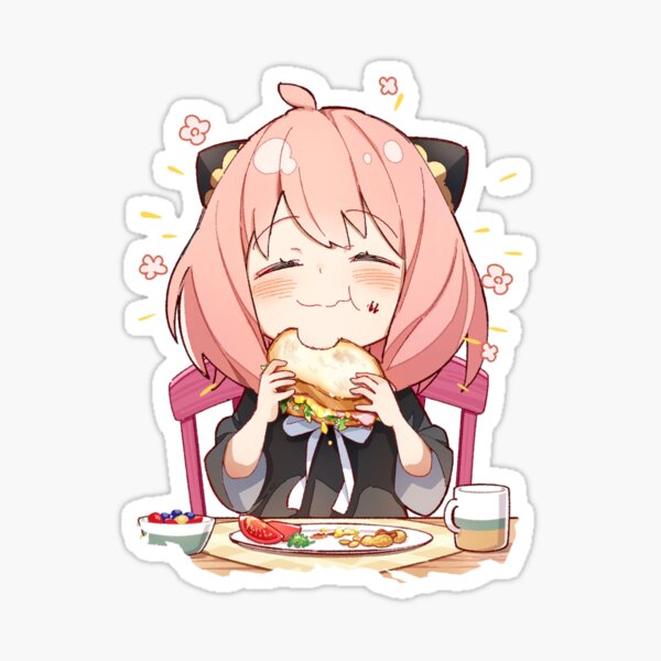 "ANYA SMUG - ANYA FORGER" Sticker for Sale by NewtonShields | Redbubble