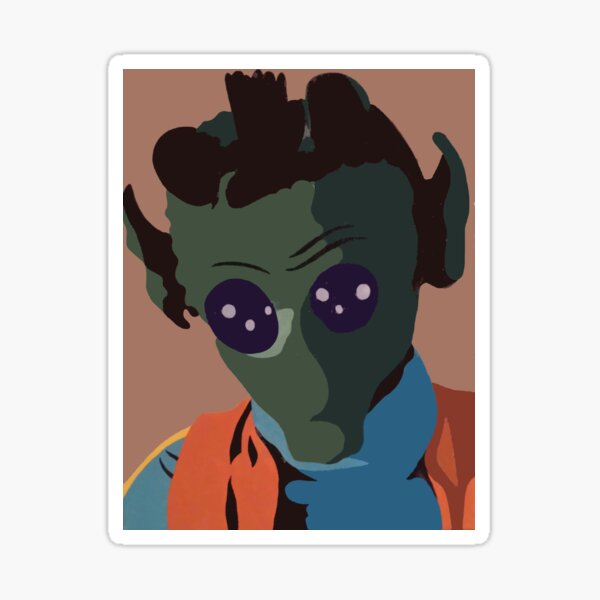 "Greedo Pop Art" Sticker by Darkman745 | Redbubble