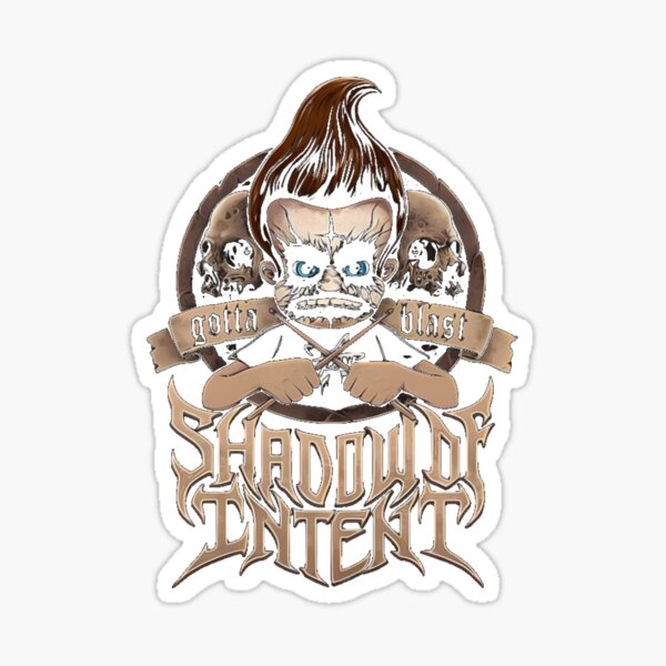"SHADOW OF INTENT - BAND" Sticker for Sale by Rustremblay | Redbubble
