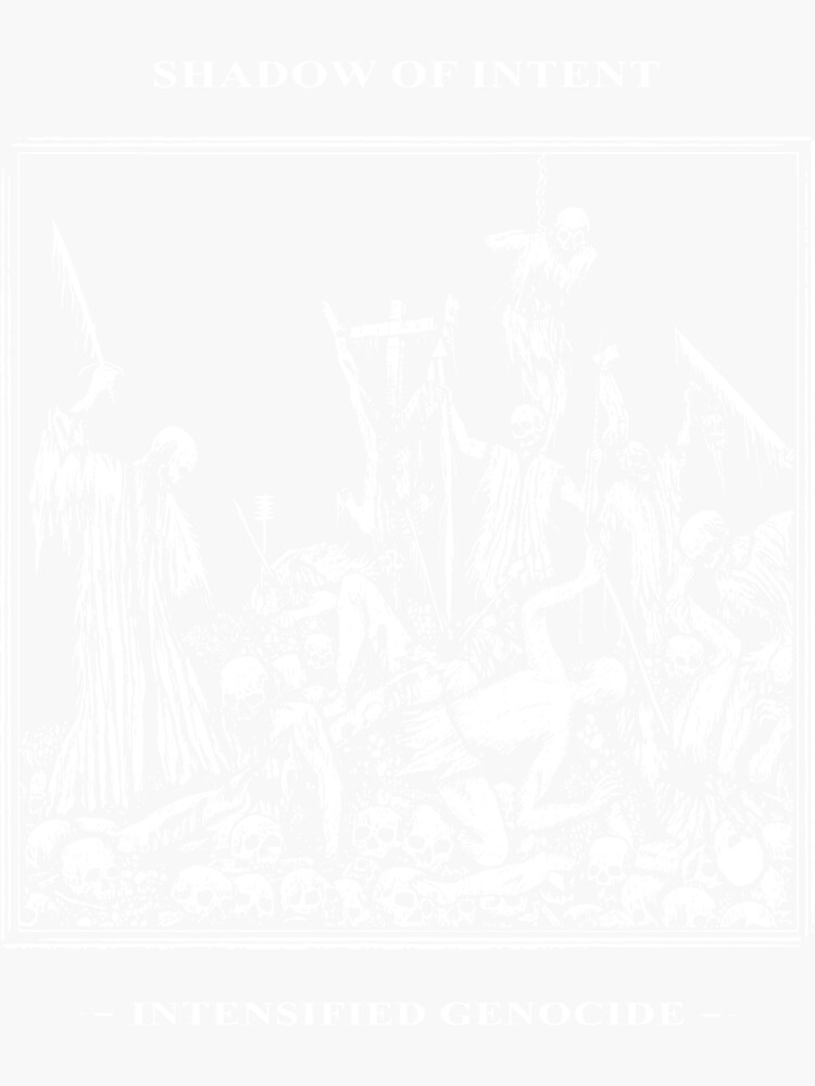 "SHADOW OF INTENT - BAND" Sticker for Sale by Rustremblay | Redbubble
