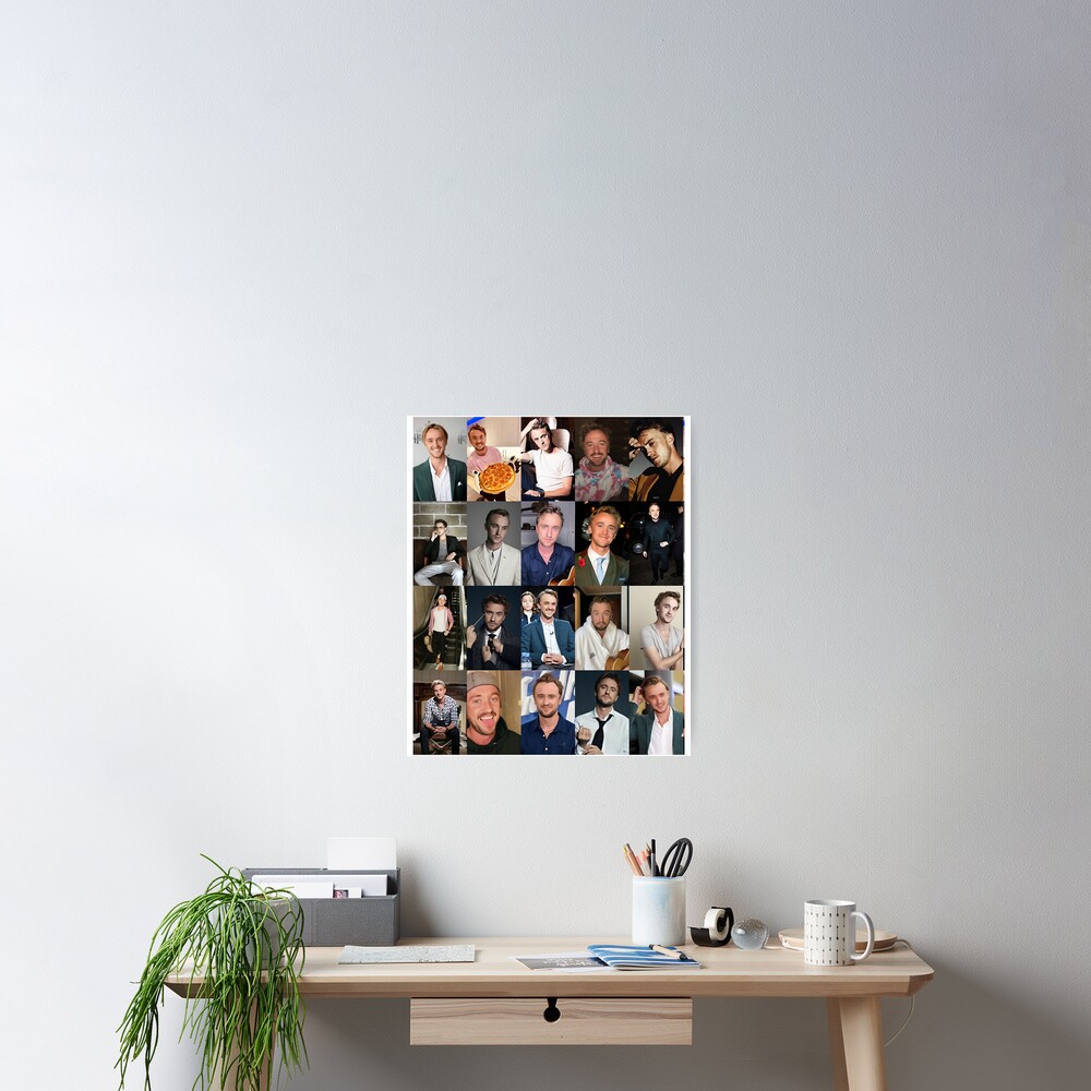 Póster «Más que impresionante gráfico de collage de Tom Felton para fan ...