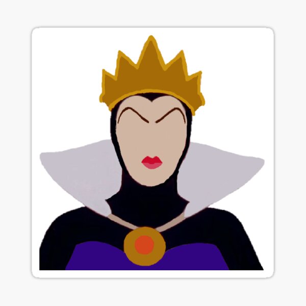 "Evil Queen" Sticker by malayagrace | Redbubble